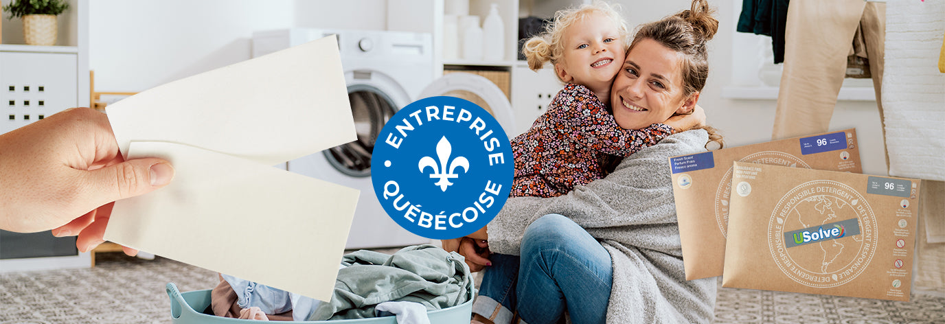 USolve le détergent à lessive en feuilles
